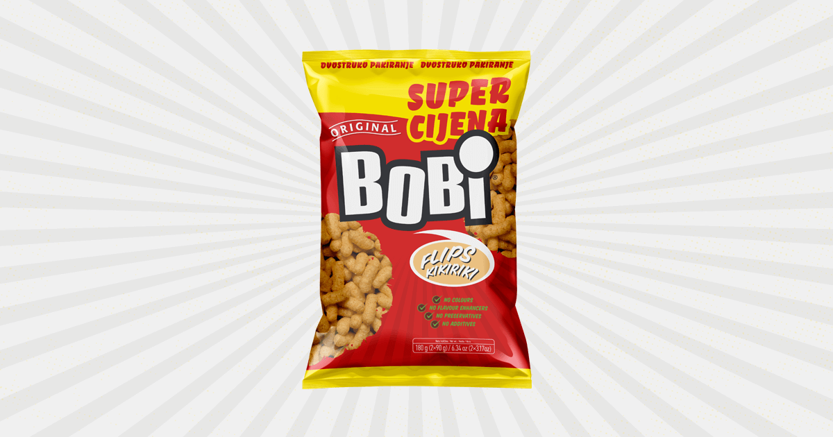 BOBI Flips 180g - Bobi Snacks d.o.o.